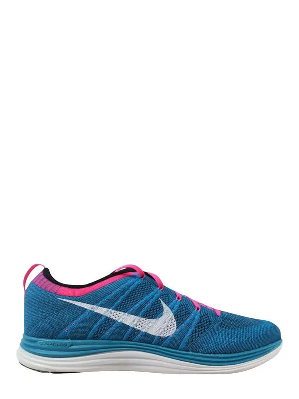 Nike Flyknit One+ Sneakers - Neon Turquoise/white/squadron Blue