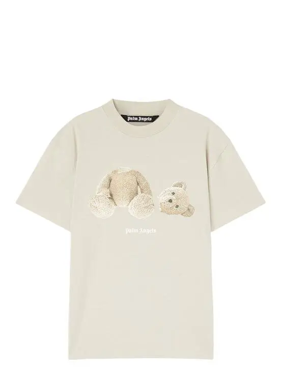 Palm Angels Bear Classic T-shirt - Beige/brown