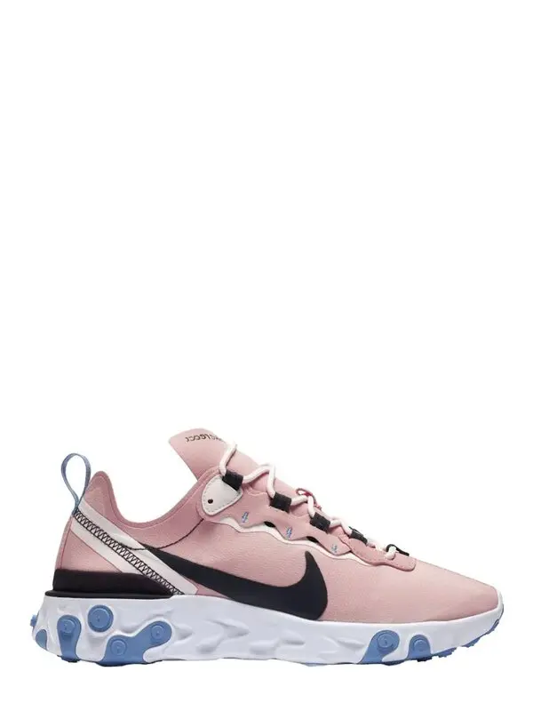 Nike React Element 55 Sneakers - Coral Stardust/light Soft Pink/light Blue