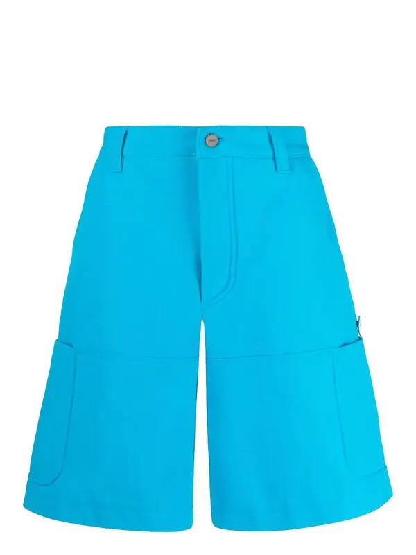 Jacquemus Cotton Cargo Shorts - Blue