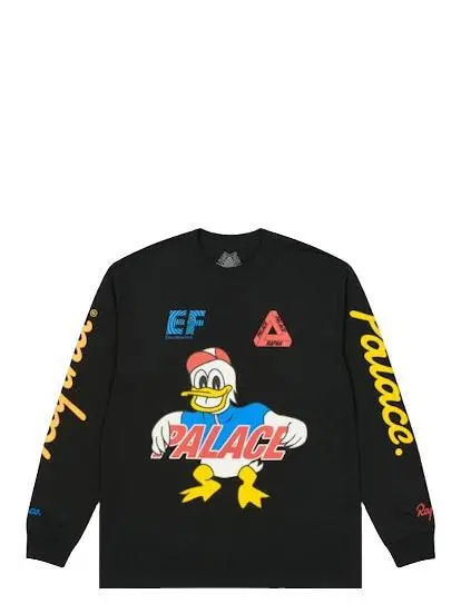 PALACE X Rapha Off Bike Longsleeve - Black