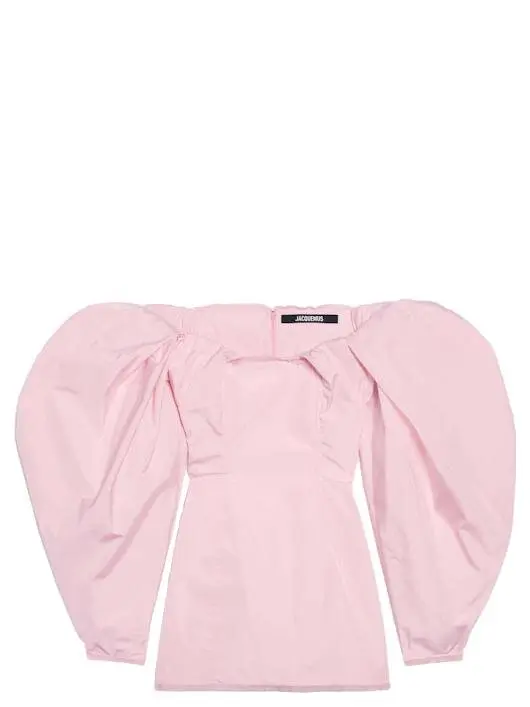 Jacquemus La Robe Taffetas Dress - Light Pink