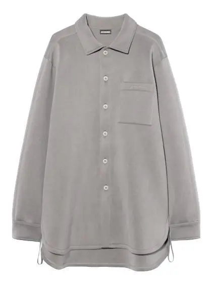 Jacquemus La Chemise Guimauve Shirt - Grey