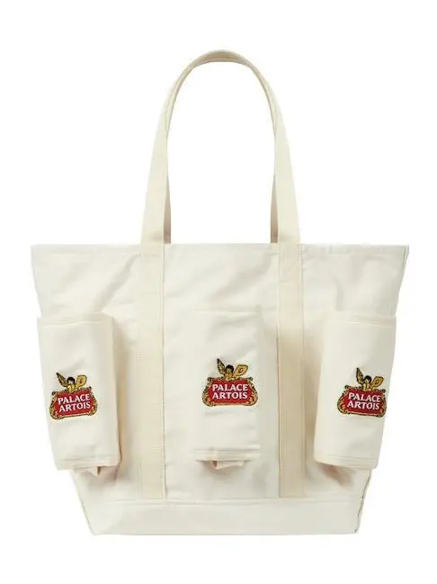 PALACE X Stella Artois Tote Bag - Stone