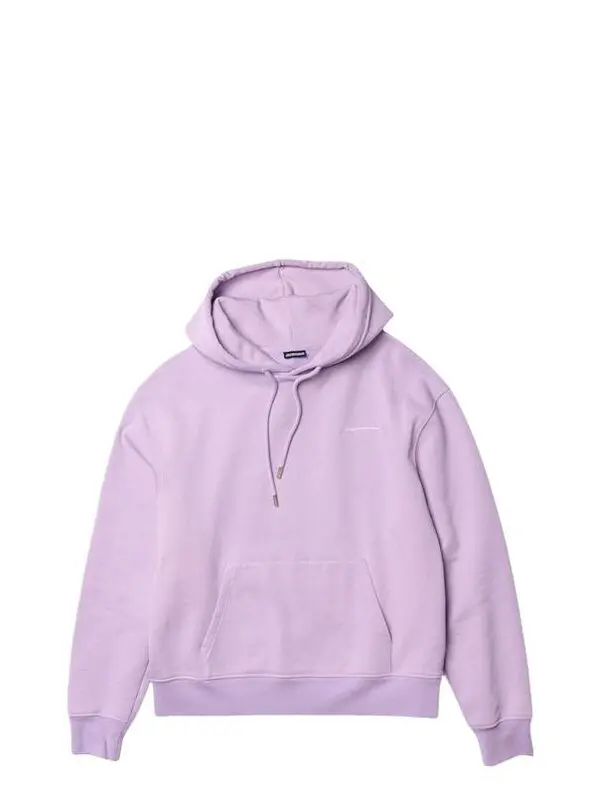 Jacquemus Le Sweatshirt Brode Embroidered Logo Hoodie - Purple