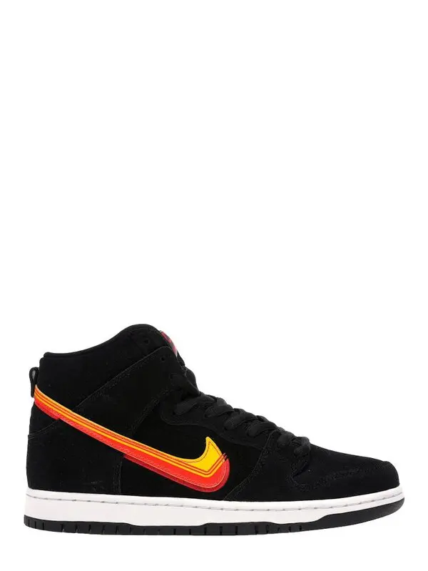 Nike Dunk High Truck It Sneakers - Black/yellow/orange