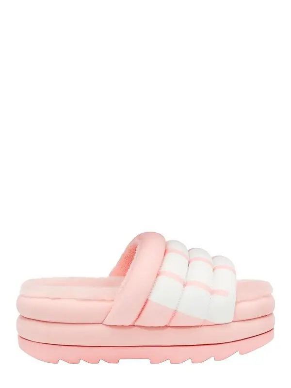 UGG Maxi Slide Logo - Pink Scallop