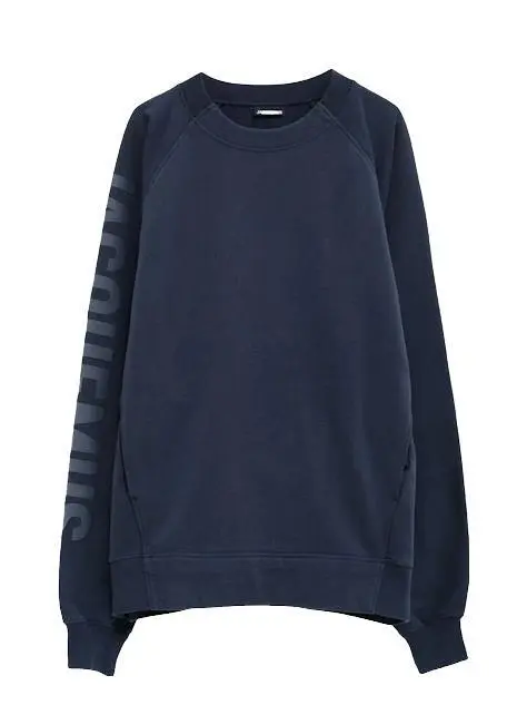 Jacquemus Le Sweatshirt Typo - Dark Navy Blue