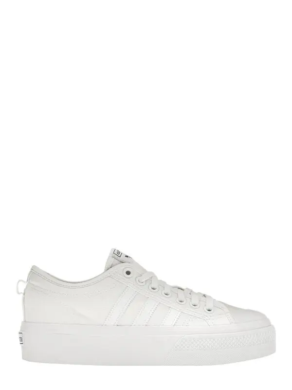 Adidas Nizza Platform Sneakers - Cloud White
