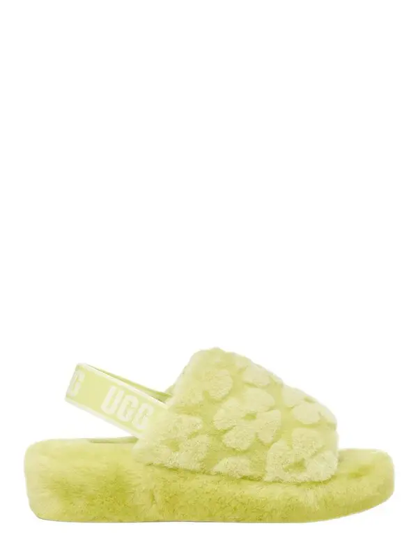 UGG Fluff Yeah Poppy Slide - Pollen Poppy/green