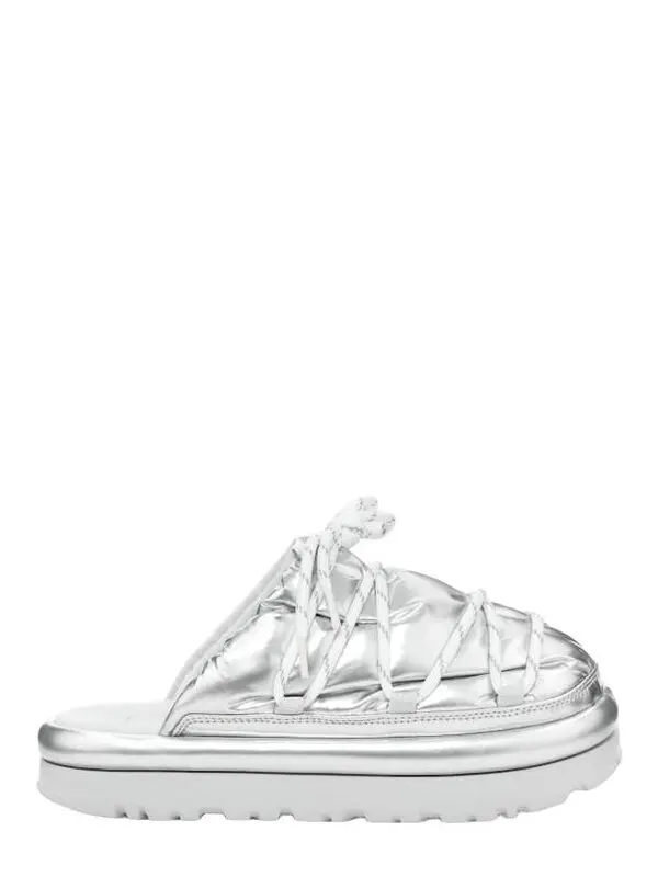 UGG Hi Shine Spaceslider Slides - Silver
