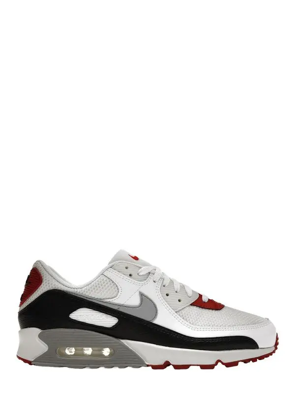 Nike Air Max 90 Sneakers - Photon Dust/varsity Red/white