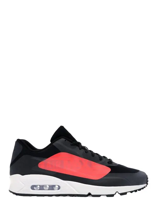 Nike Air Max 90 Ns Big Logo Sneakers - Black/bright Crimson/ember Glow