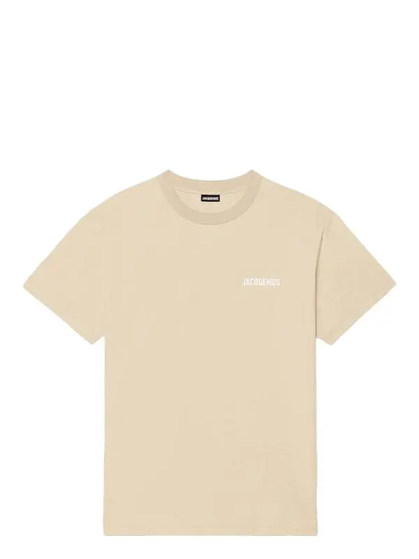 Jacquemus Le T-shirt Logo T-shirt - Beige