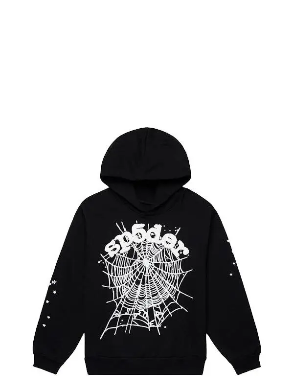 SP5DER Og Web Hoodie - Black