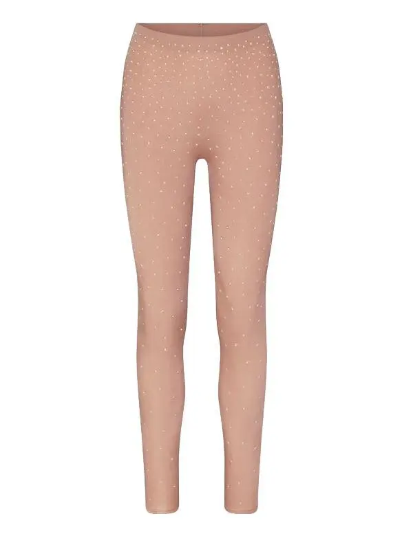 SKIMS X Swarovski Jelly Sheer High-waisted Leggings - Sienna