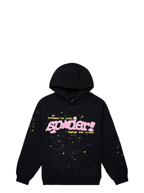 SP5DER P*nk V2 Hoodie - Black