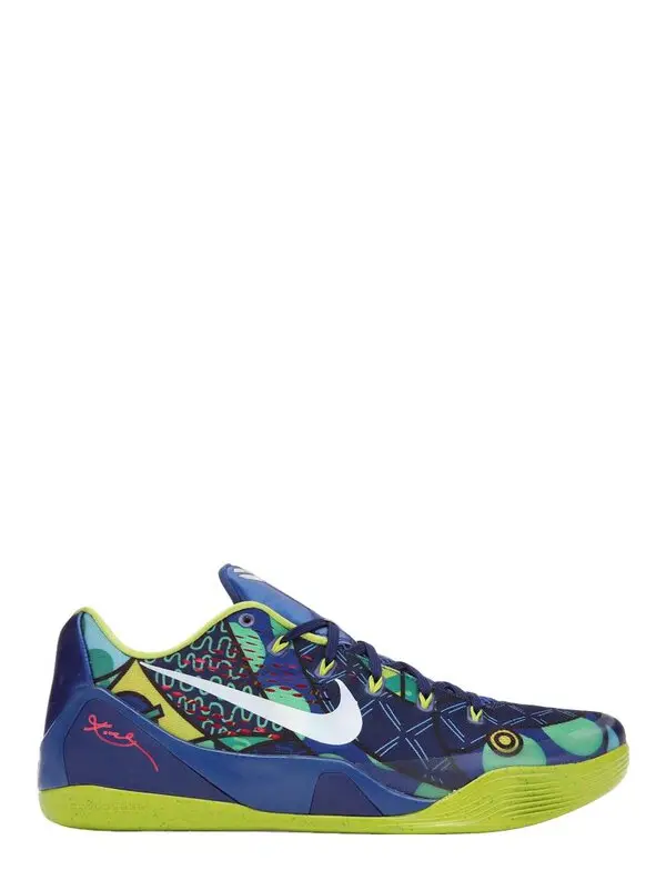Nike Kobe Em Low Sneakers - Game Royal/white/venom Green
