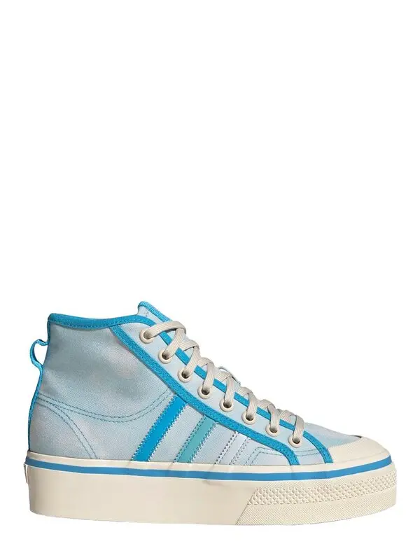 Adidas Nizza Platform Mid Parley - Almost Blue/pantone/wonder White