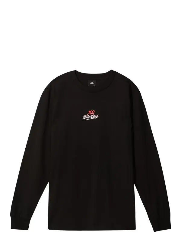 100 THIEVES Gradient Long Sleeve T-shirt - Black