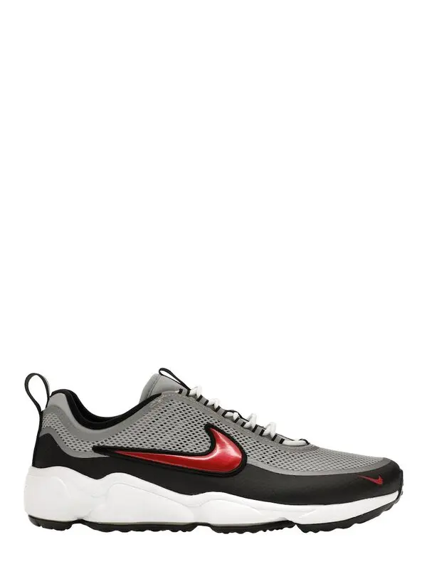 Nike Air Zoom Spiridon Ultra Sneakers - Metallic Silver/desert Red/black