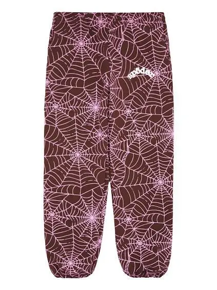 SP5DER Aop Sweatpants - Brown