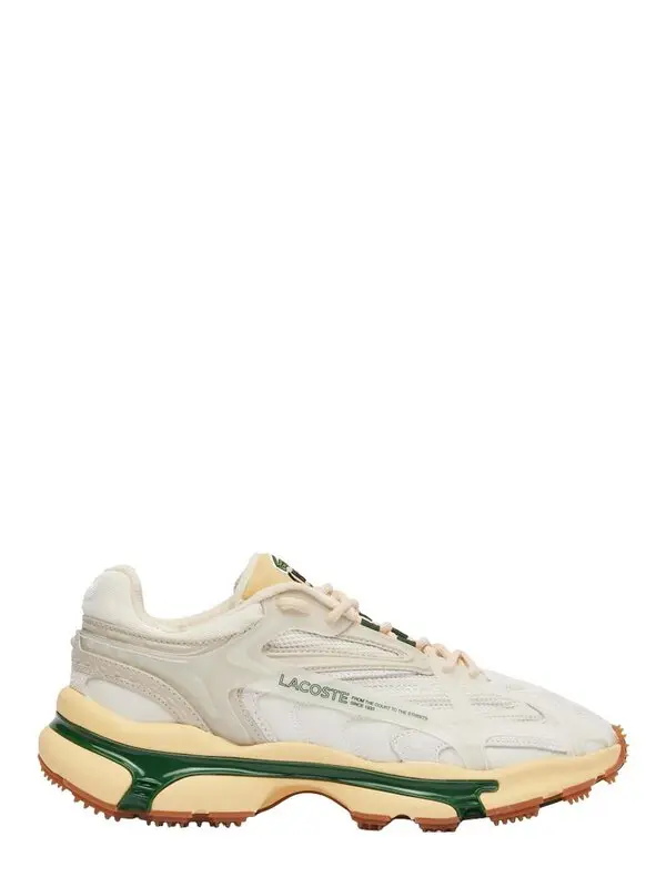 Lacoste L003 2k24 High Snobietyin Sneakers - Off White/green
