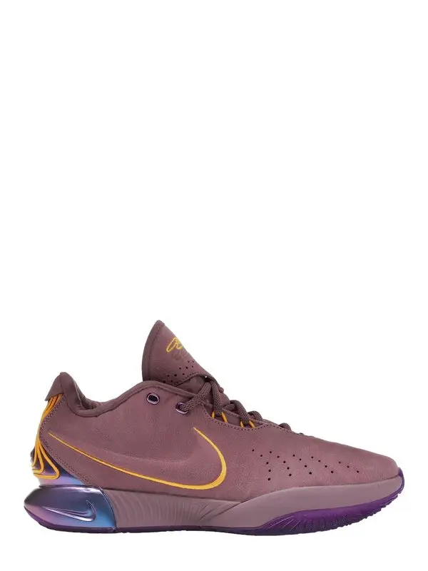 Nike Lebron 21 Purple Rain Sneakers - Violet Dust/melon Tint/purple Cosmos