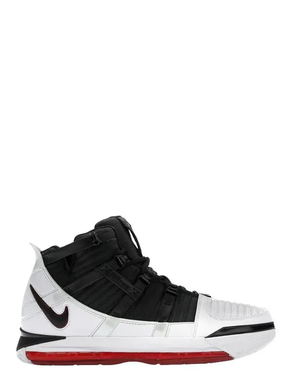 Nike Lebron 3 Home - White/black/varsity Crimson