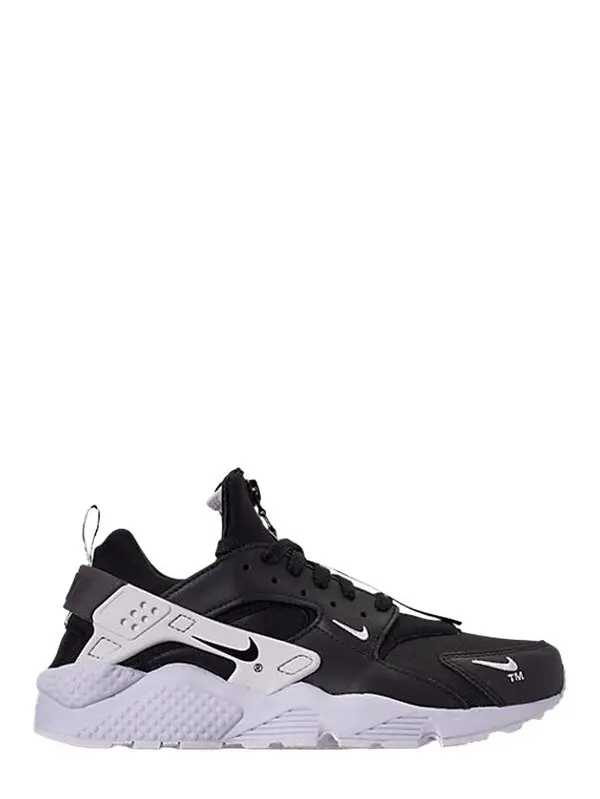 Nike Air Huarache Run Zip Sneakers - Black/white