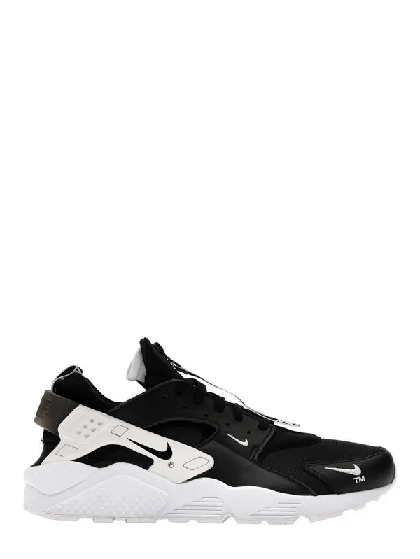 Nike Air Huarache Run Zip Sneakers - Black/white