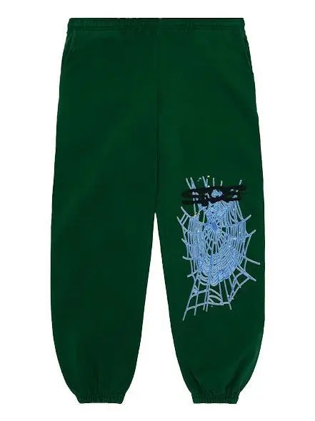 SP5DER Web Sweatpants - Hunter Green