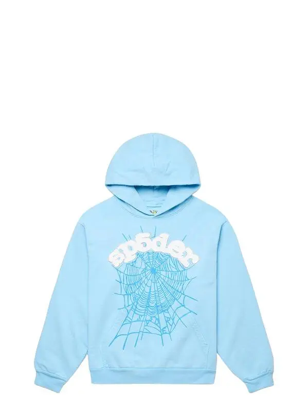 SP5DER Web Hoodie - Sky Blue