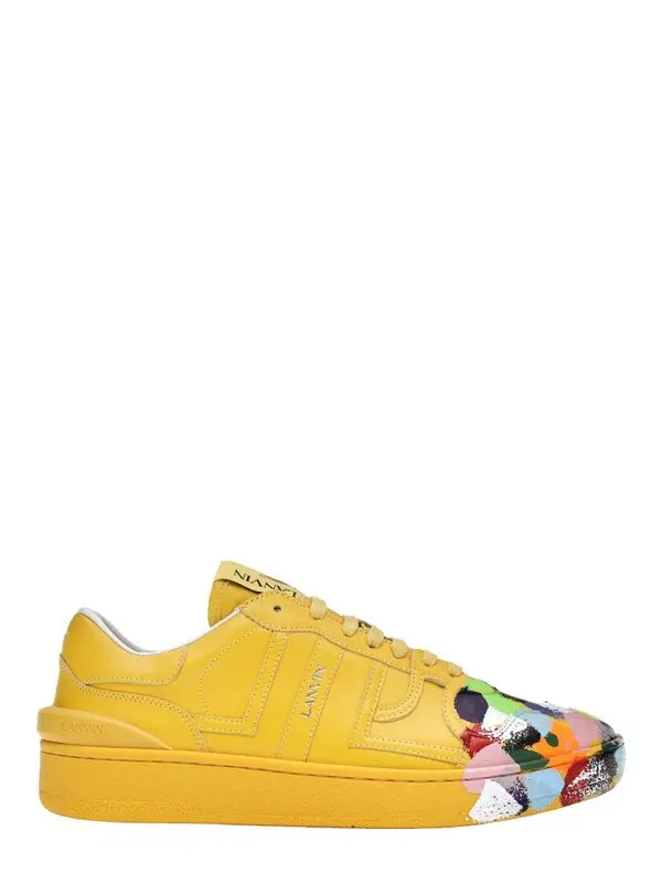 LANVIN Clay Low-top Sneakers - Yellow