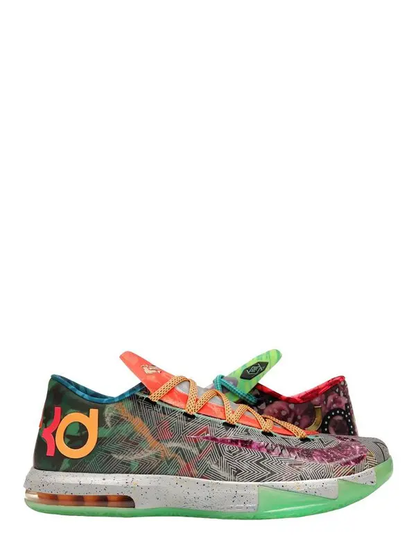 Nike Kd 6 What The Kd Sneakers - Hoop Purple/urgent Orange/shark