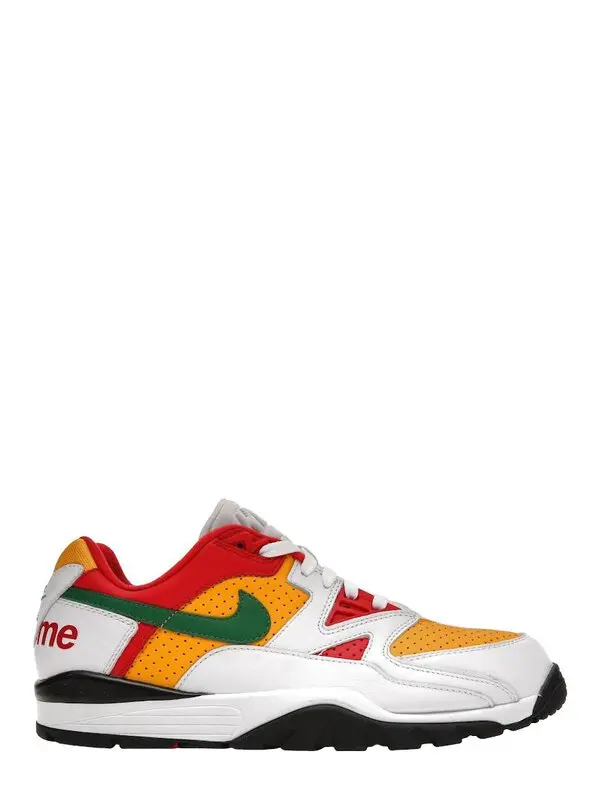 Nike Cross Trainer Low Supreme Sneakers - White/yellow/red