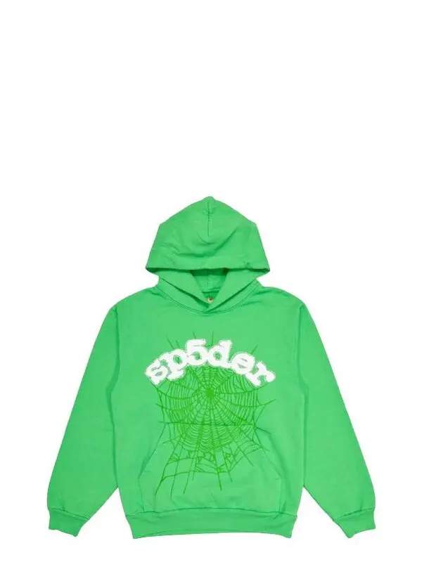 SP5DER Web Hoodie - Slime Green