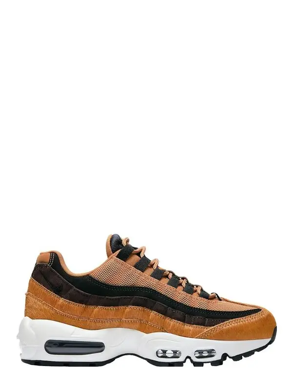 Nike Air Max 95 Embossed Fur Sneakers - Cider/black/tar