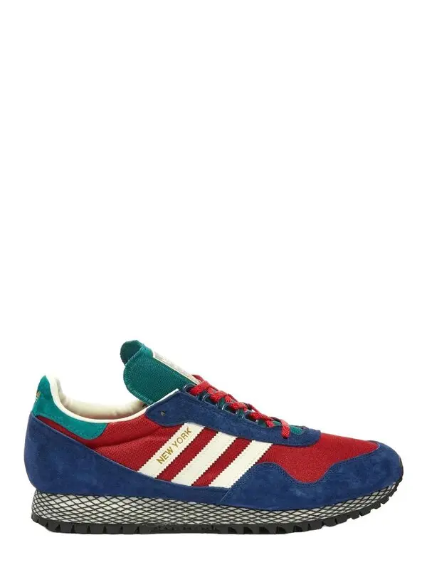 Adidas New York End Three Bridgesin Sneakers - Chilli Pepper Red/navy Blue