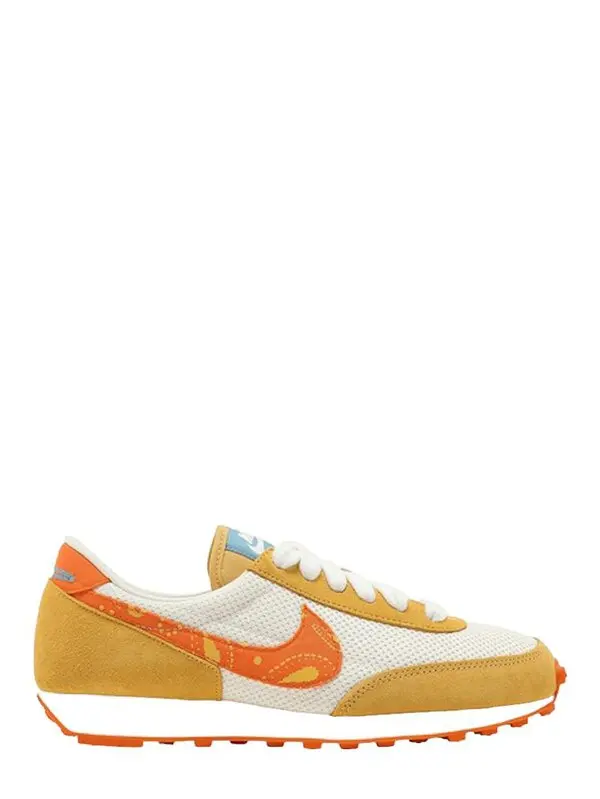 Nike Daybreak Paisley Swoosh Sneakers - Pale Ivory/solar Flare/cerulean