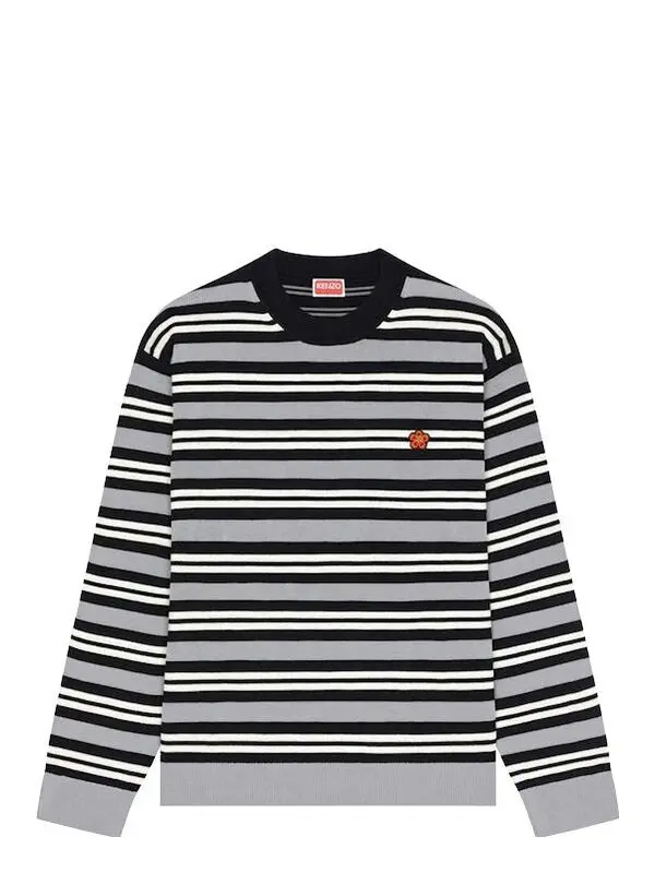 Kenzo X Nigo Striped Jumper - Misty Grey