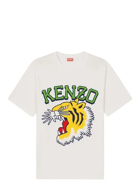 Kenzo Tiger Varsity Relaxed T-shirt - Off White