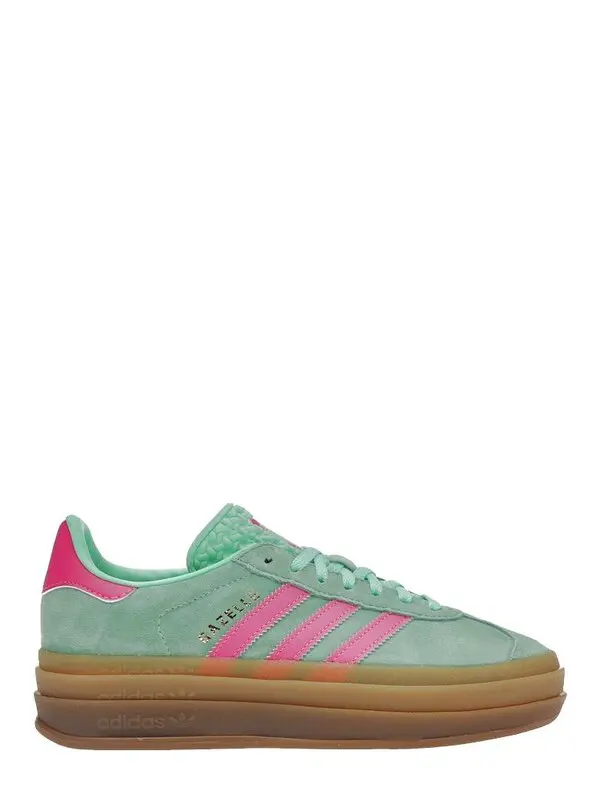 Adidas Gazelle Bold Sneakers - Pulse Mint/screaming Pink/gum