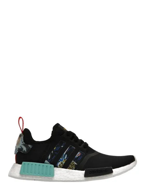 Adidas Nmd R1 Her Studios Floral Sneakers - Core Black/acid Mint
