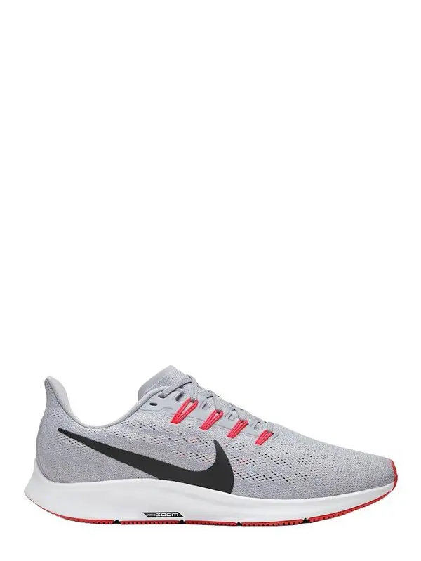Nike Air Zoom Pegasus 36 Sneakers - Wolf Grey/white/bright Crimson
