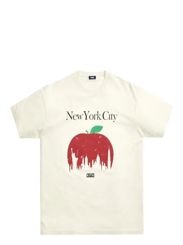 Kith Big Apple Vintage Tee Shirt - Waffle