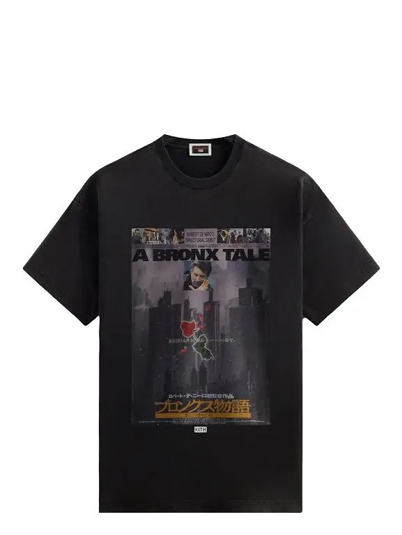 Kith X A Bronx Tale Japanese Poster Vintage Tee Shirt - Black
