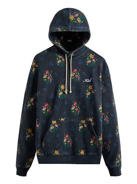Kith Begonia Floral Williams Iii Hoodie - Nocturnal