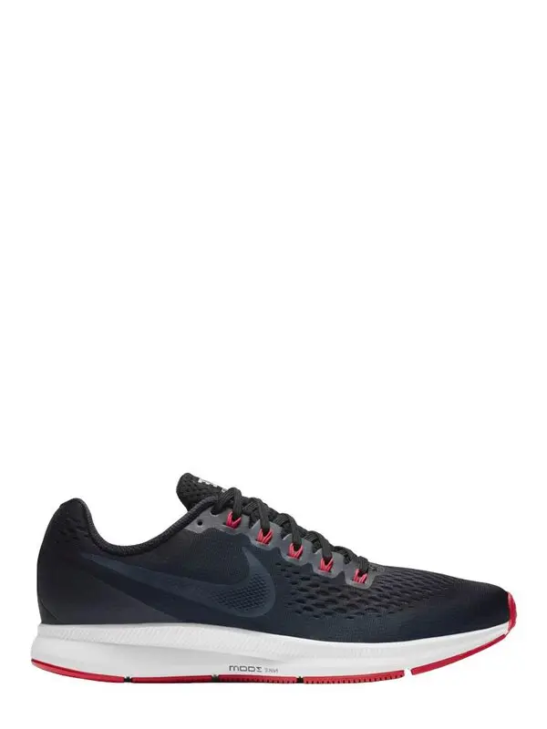 Nike Air Zoom Pegasus 34 Sneakers - Black/armory Navy Blue/red Orbit