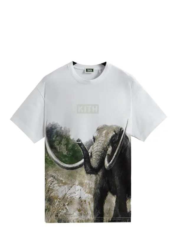 Kith Amnh Late Mammals Vintage Tee Shirt - White